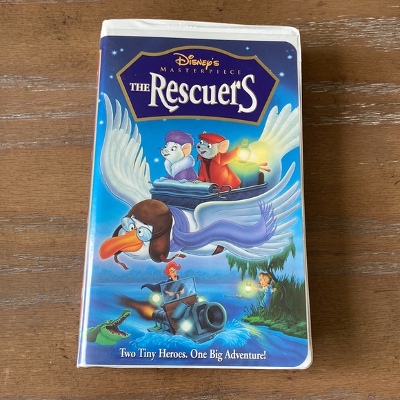 Disney | Media | 992 Original Disneys Masterpiece The Rescuers Vhs Tape ...